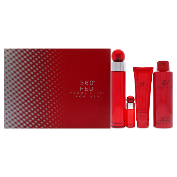 Perry Ellis | Other | 36 Red By Perry Ellis For Men 4 Pc Gift Set ...